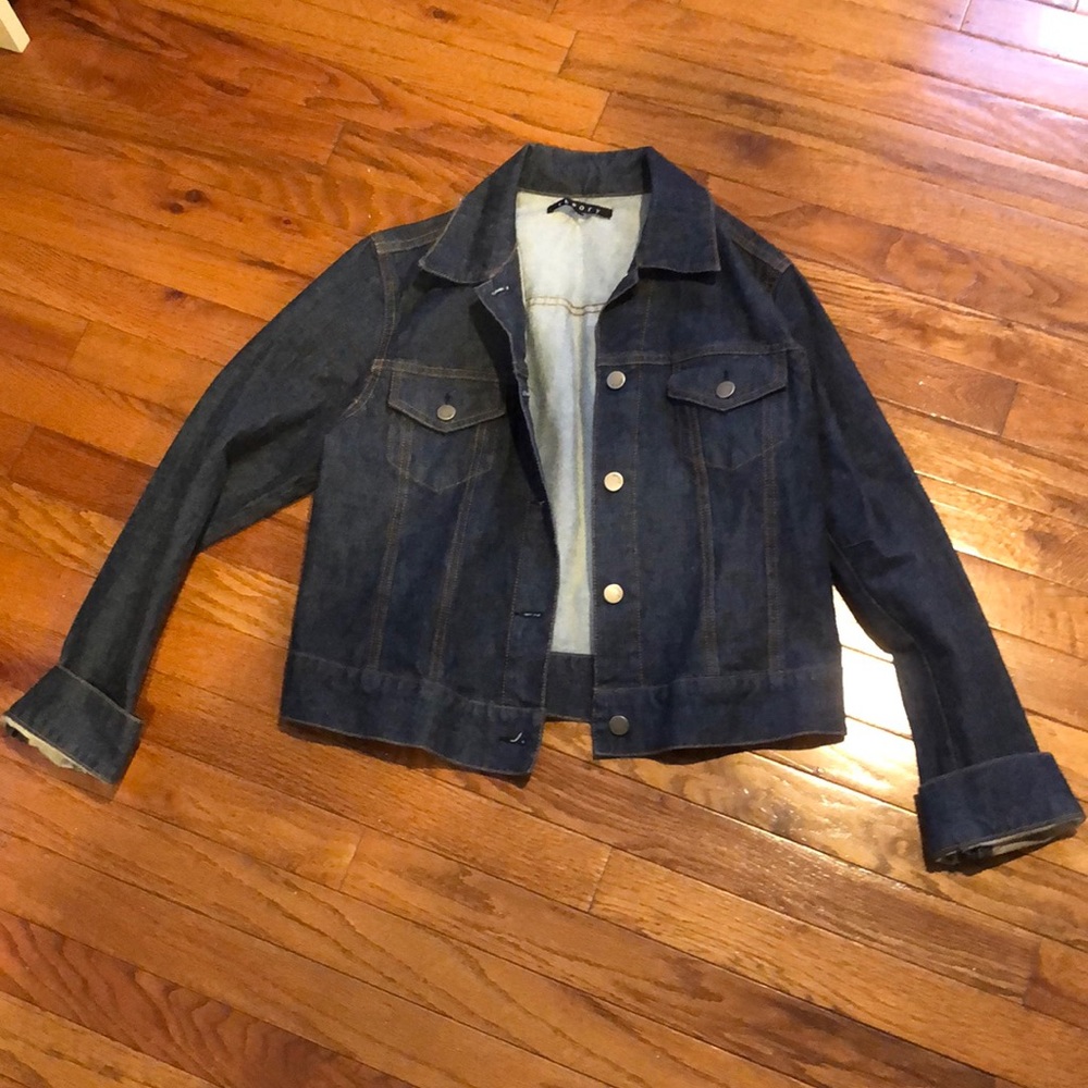 Perfect Condition!!!!!!! Theory Denim Jacket - Gem